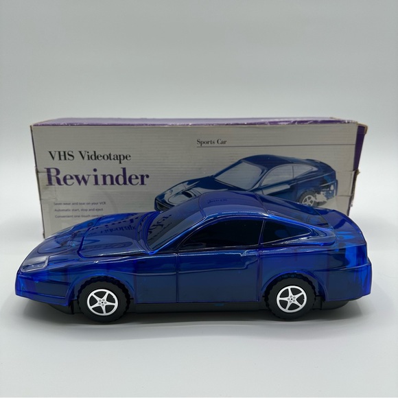 Radio Shack | Car Audio, Video & GPS | Vintage Blue Sports Car Vhs ...